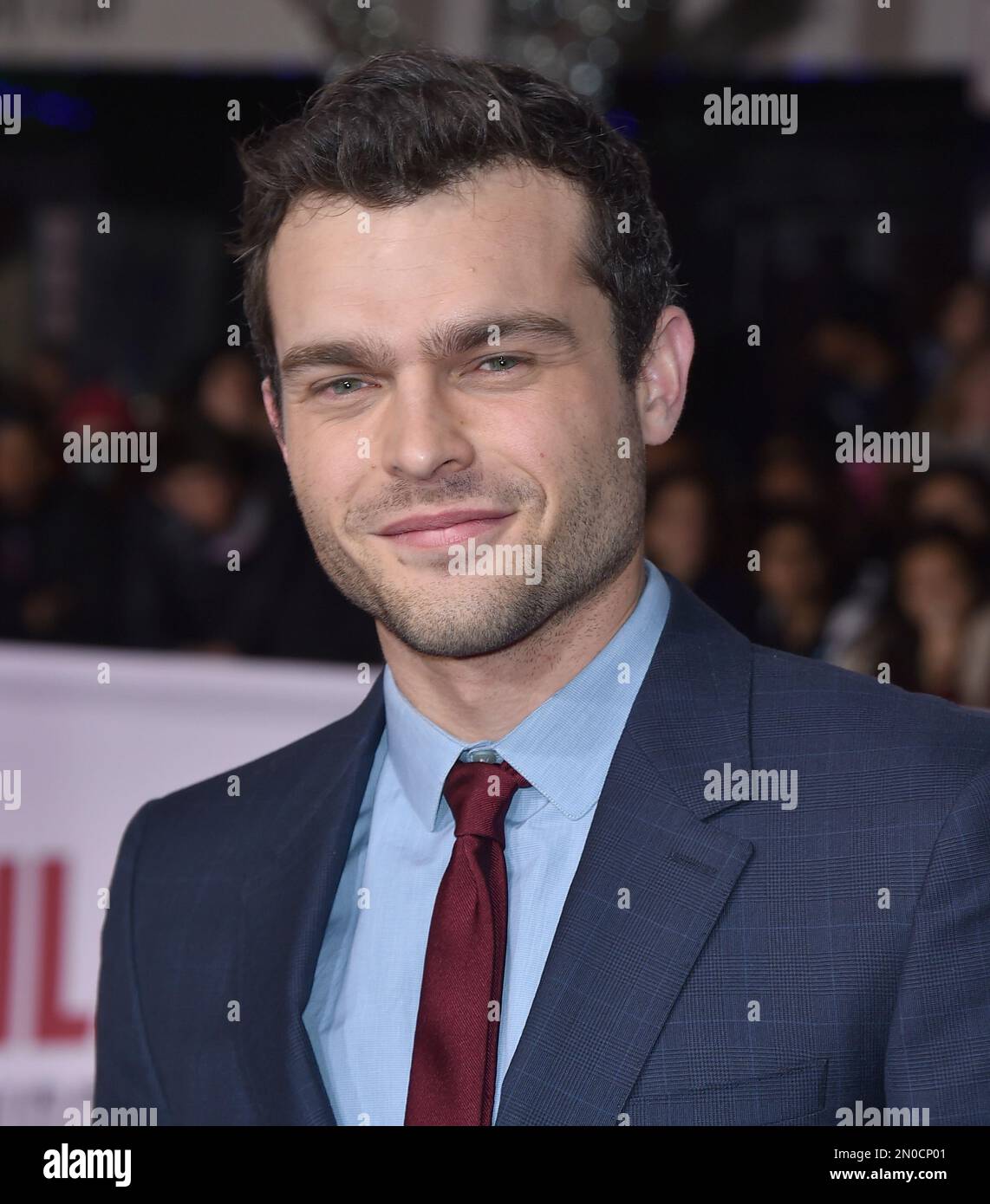 Alden Ehrenreich arrives at the world premiere of "Hail, Caesar!" at ...