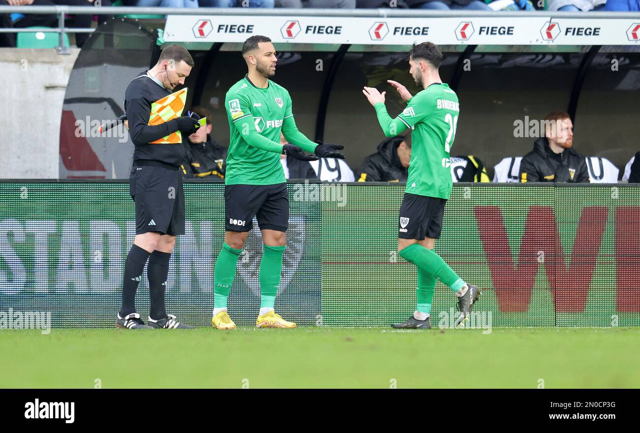 Muenster, Deutschland. 05th Feb, 2023. firo: 05.02.2023, football ...