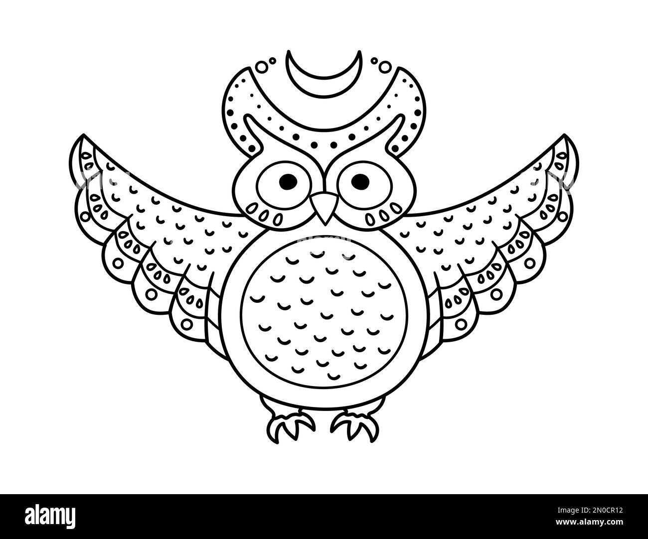 Flying Owl Clip Art Black And White