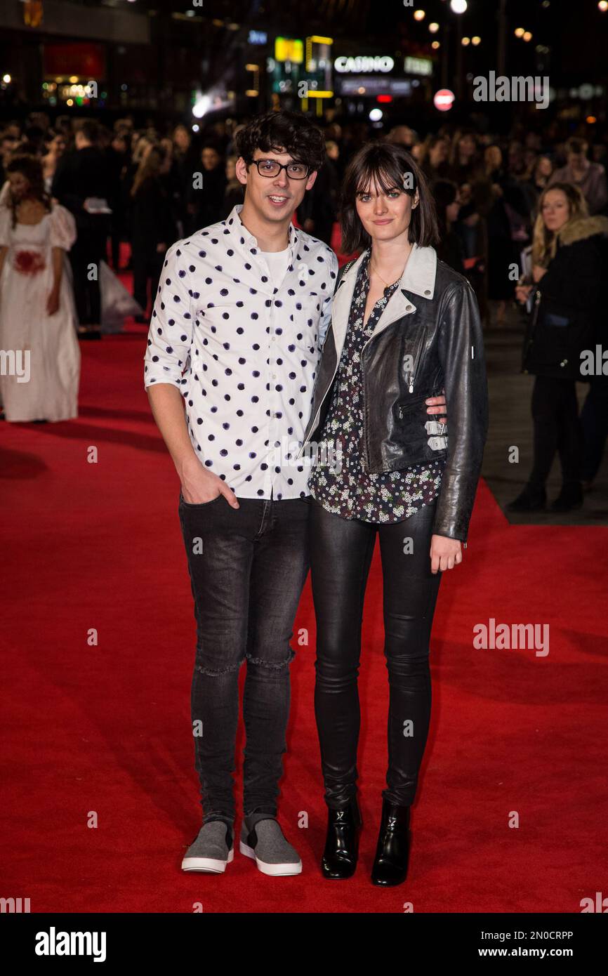 Matt Richardson and Sam Rollinson pose for photographers upon arrival ...