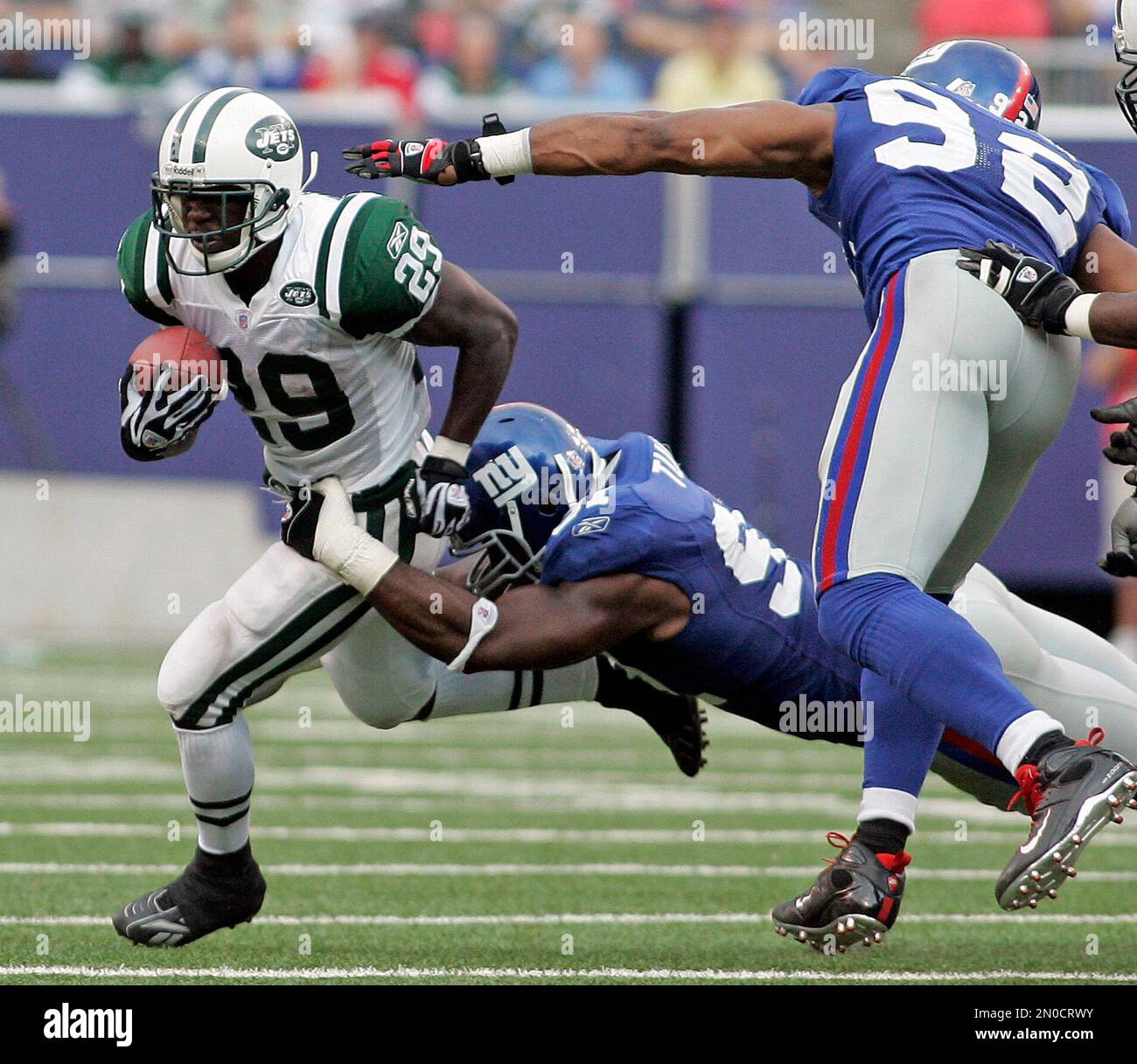 FILE - In this Oct. 7, 2007, file photo, New York Jets Leon Washington ...