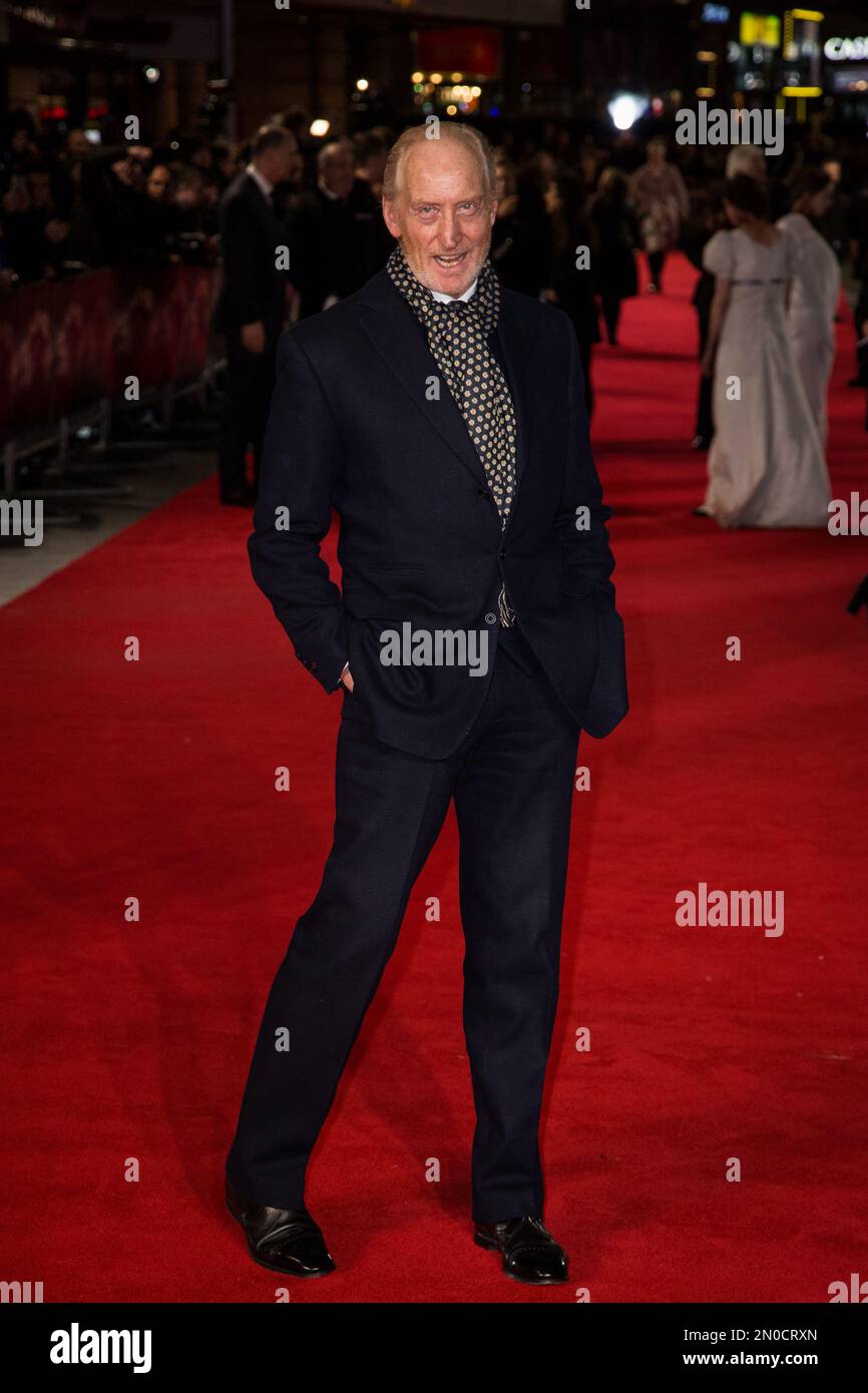 Charles Dance poses for photographers upon arrival at the premiere of ...