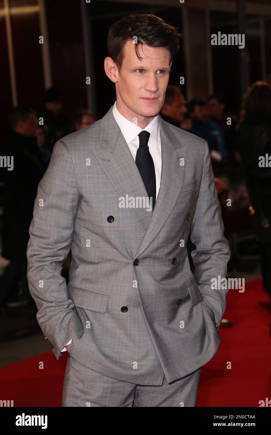 Matt Smith poses for photographers upon arrival at the premiere of the ...