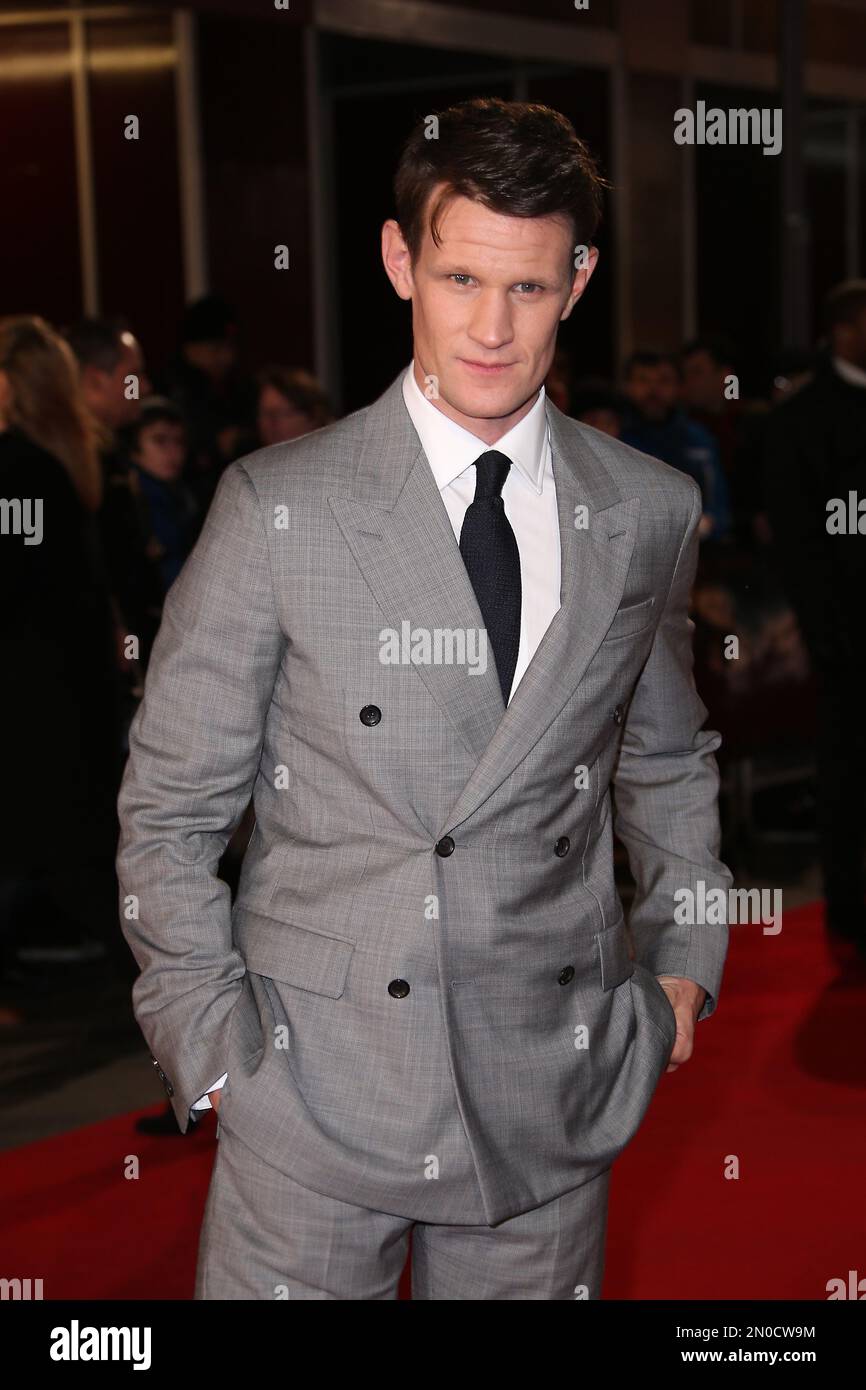Actor Matt Smith poses for photographers upon arrival at the premiere ...