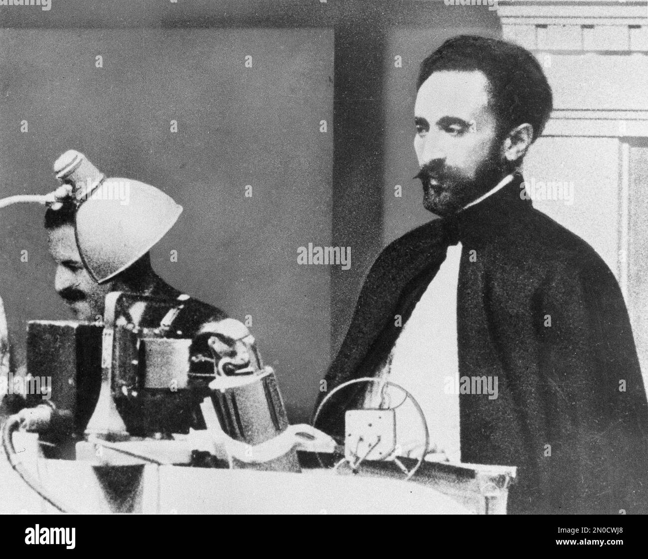 Emperor Haile Selassie of Ethiopia addresses the League of Nations in ...