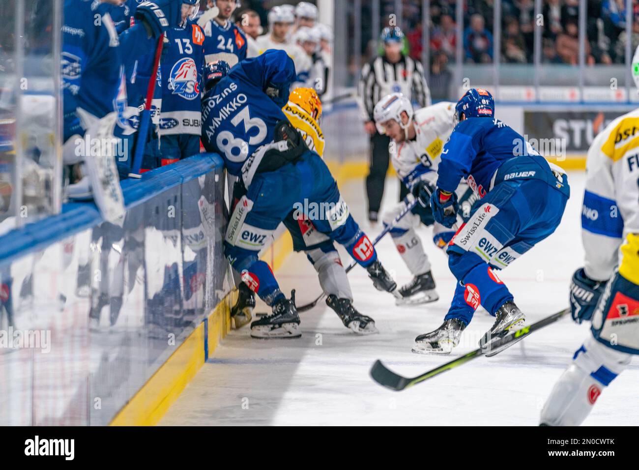 February 5th, 2023, Zurich, Swiss Life Arena, NL: ZSC Lions - HC Ambri ...