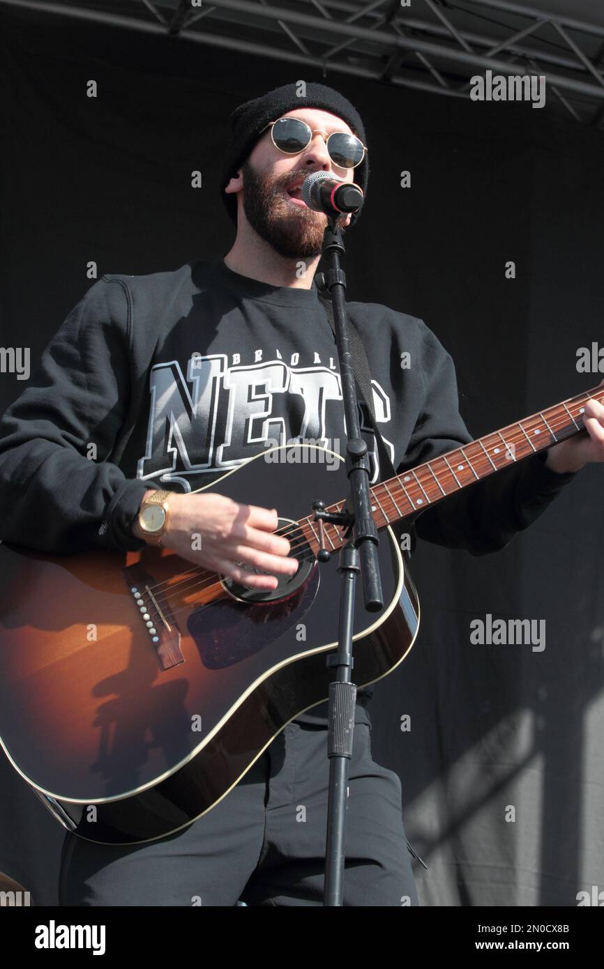 Singer-songwriter Sam Harris of the band X Ambassadors performs in ...