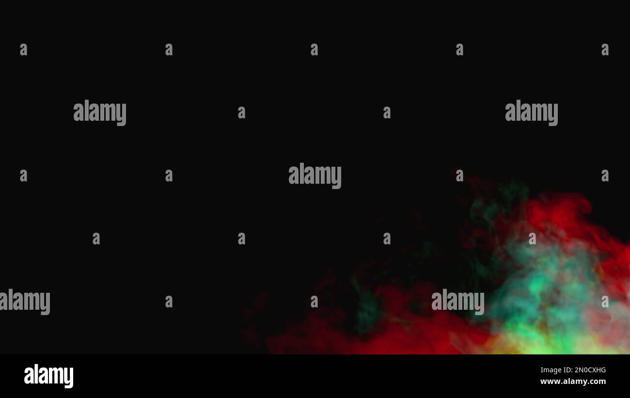 Colorful smoke. Computer generated 3d render Stock Photo - Alamy