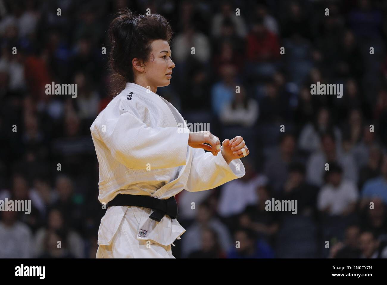 Kim Polling (NED) competed against Gabriella Willems (BEL) during the ...