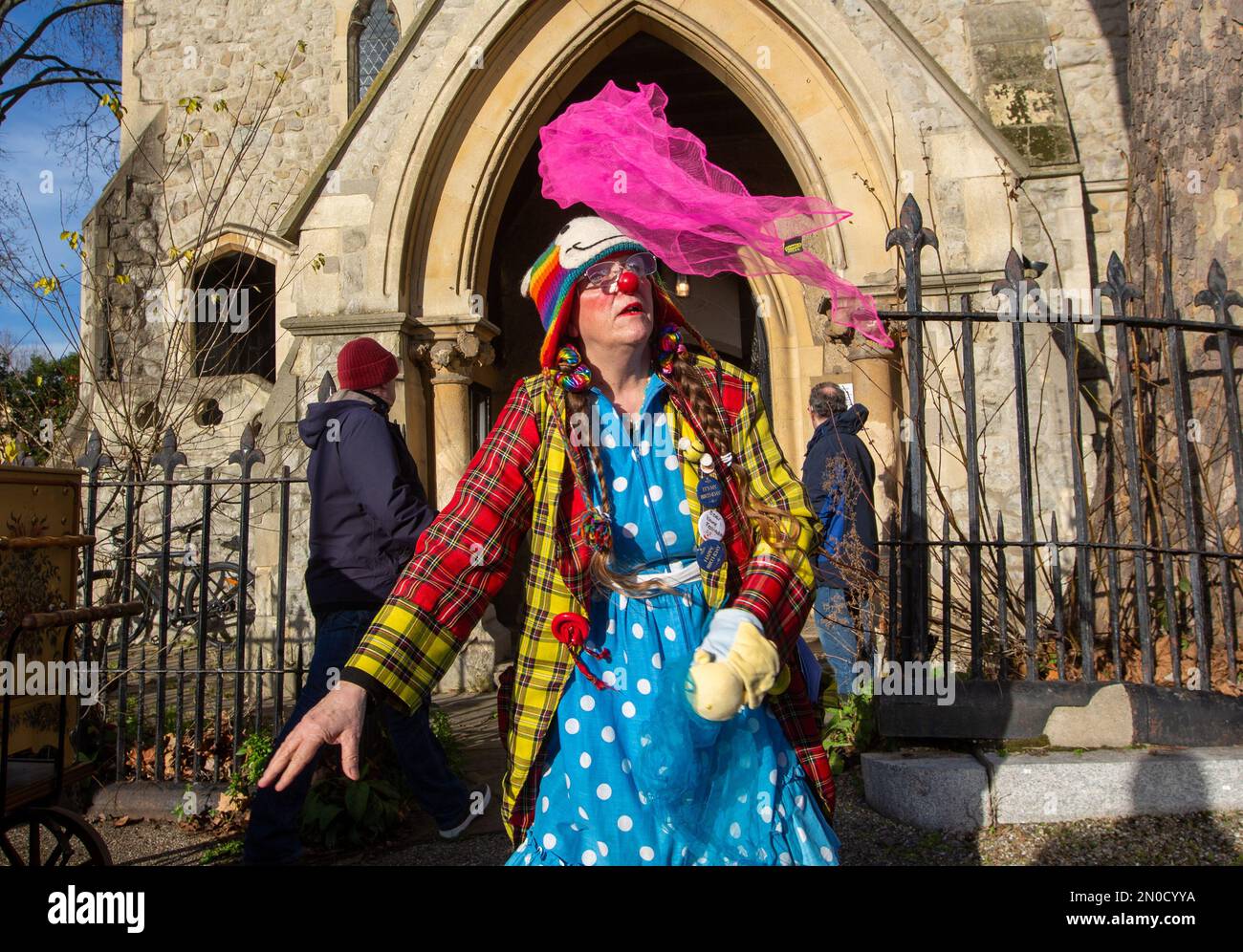 London, England, UK. 5th Feb, 2023. Clowns take part in the 73rd annual ...