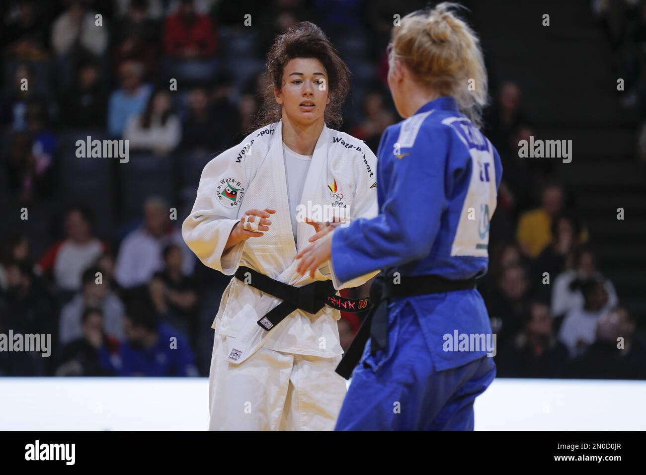 Kim Polling (NED) competed against Gabriella Willems (BEL) during the ...