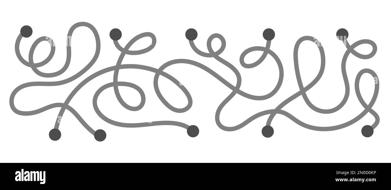 Vector maze template. Blank black and white labyrinth isolated on white ...