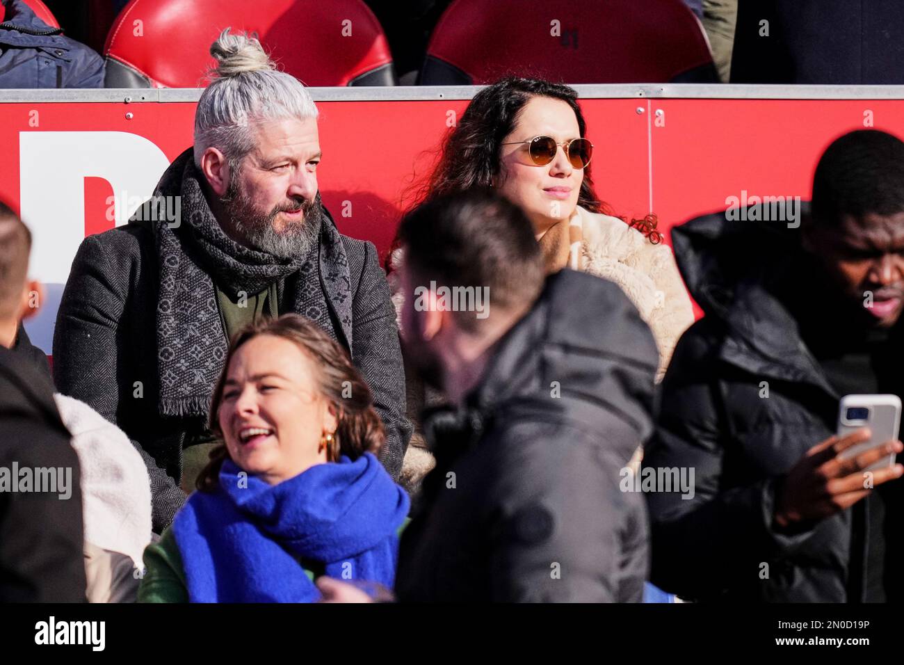 Rotterdam - artist Marcel Labrie during the match between Feyenoord v ...