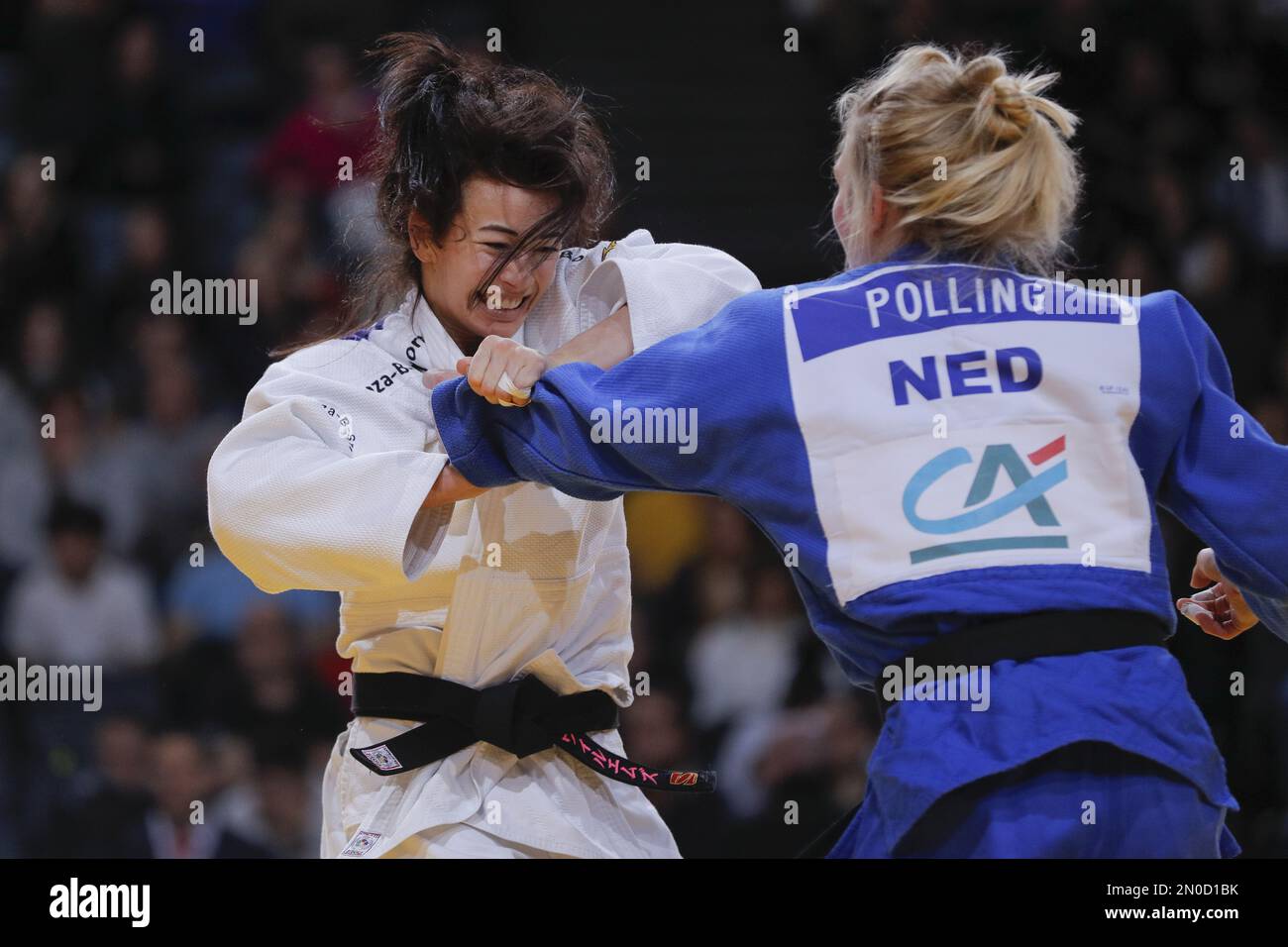 Kim Polling (NED) competed against Gabriella Willems (BEL) during the ...