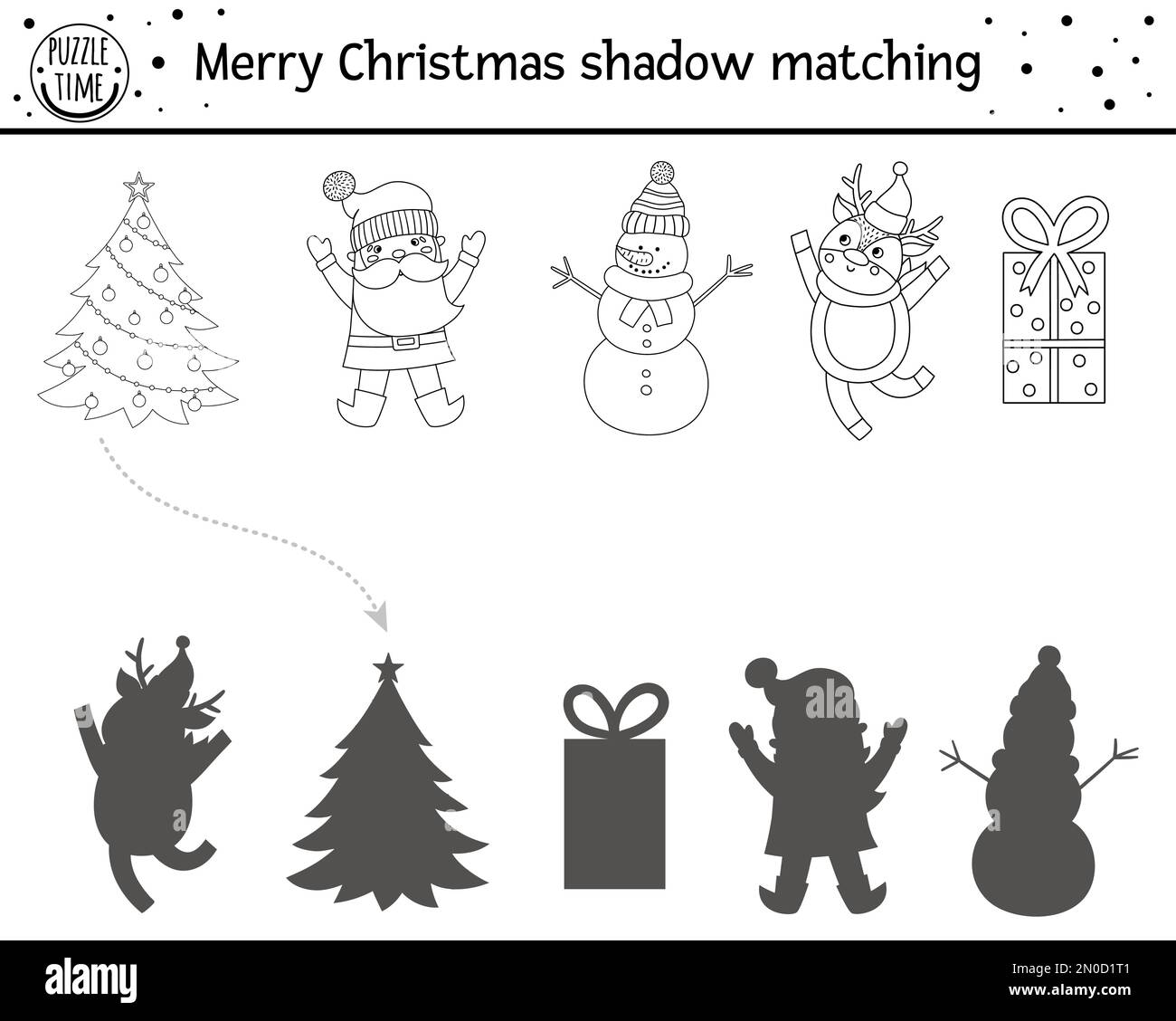 Printable gift box coloring page hi-res stock photography and images ...