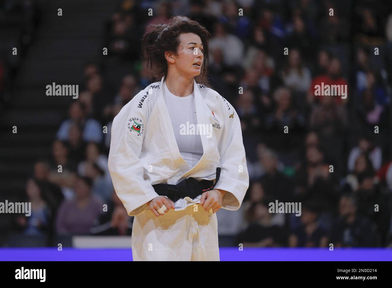 Kim Polling (NED) competed against Gabriella Willems (BEL) during the ...