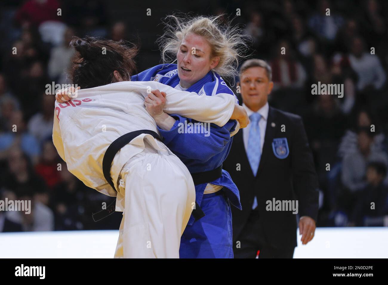 Kim Polling (NED) competed against Gabriella Willems (BEL) during the ...