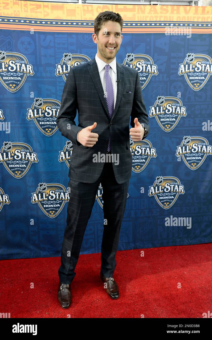 Tampa Bay Lightning goalie Ben Bishop arrives at the NHL hockey All ...