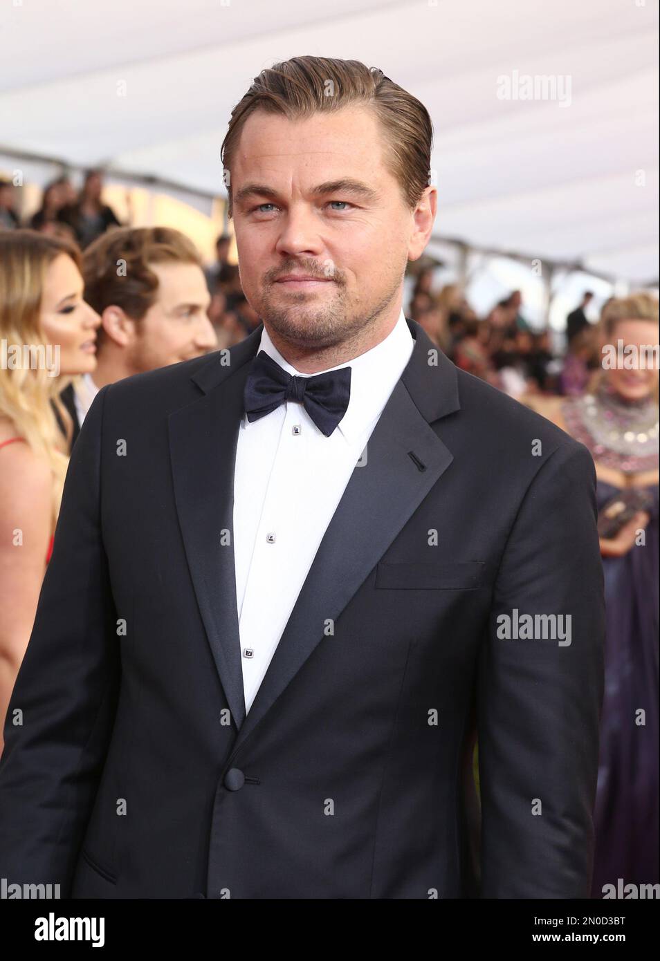 Leonardo DiCaprio arrives at the 22nd annual Screen Actors Guild Awards ...