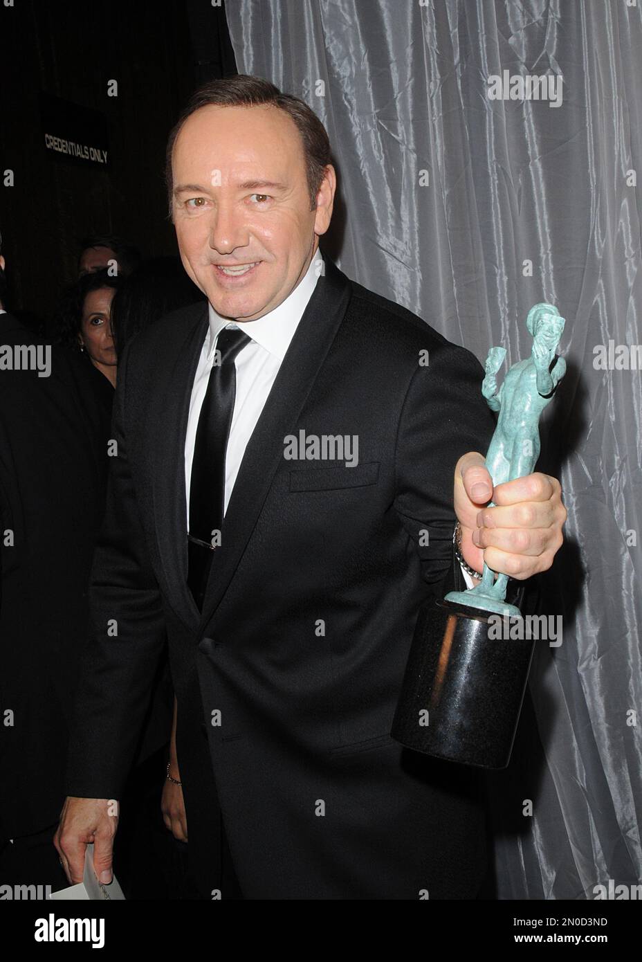 Kevin Spacey poses backstage at the 22nd annual Screen Actors Guild ...