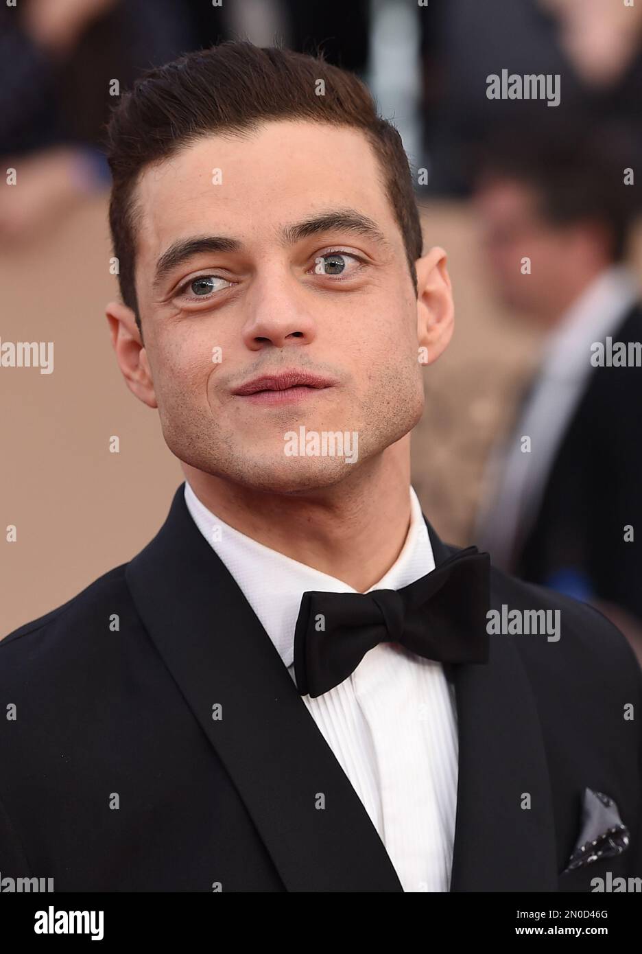 Rami Malek arrives at the 22nd annual Screen Actors Guild Awards at the ...