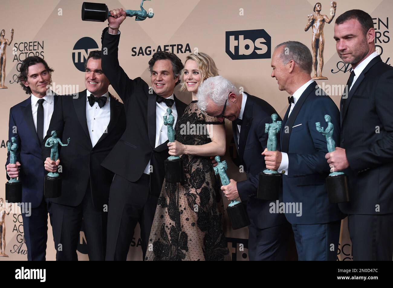 The cast of “Spotlight,” from left, Billy Crudup, Brian d'Arcy James ...