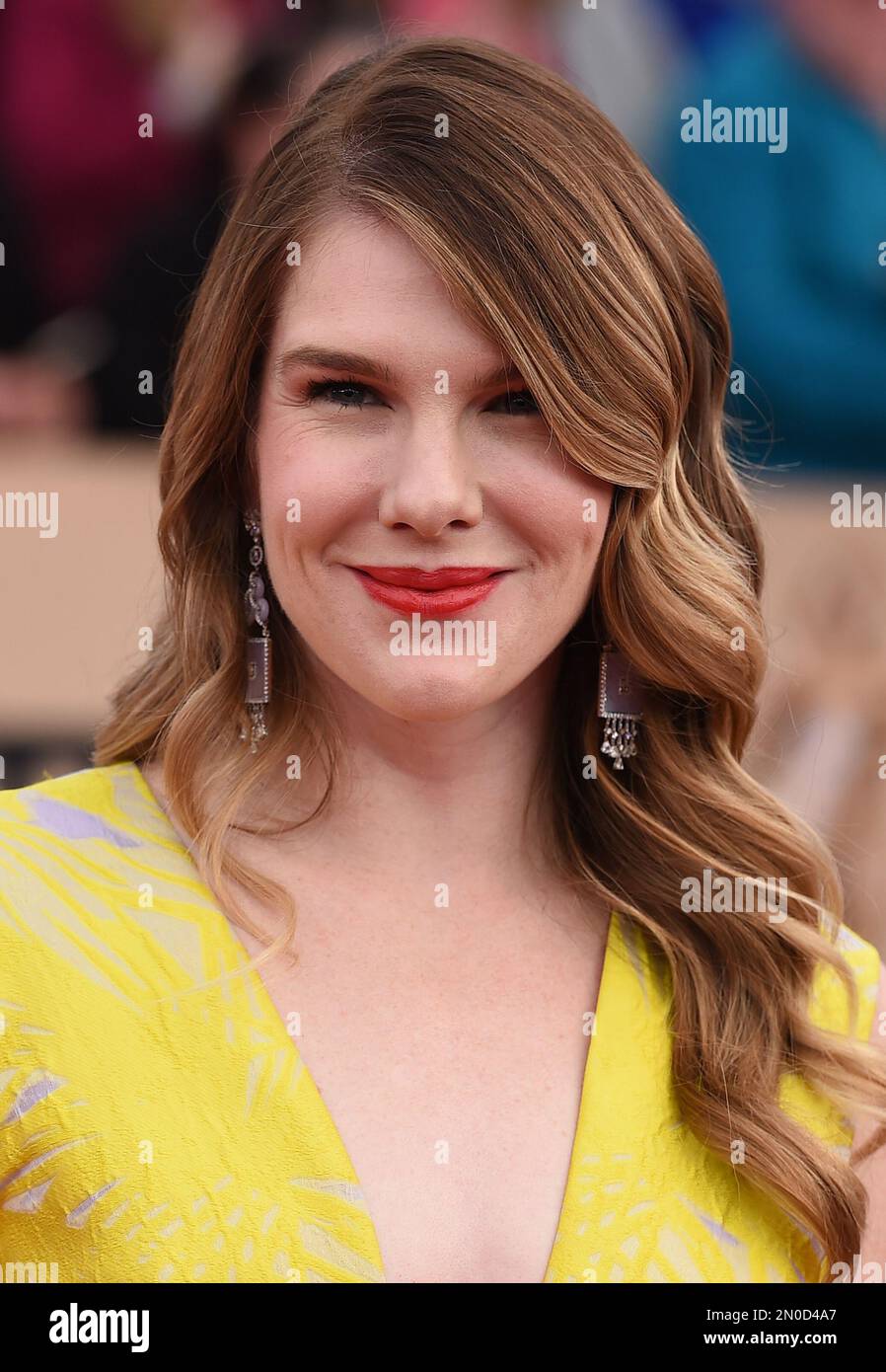Lily Rabe arrives at the 22nd annual Screen Actors Guild Awards at the ...