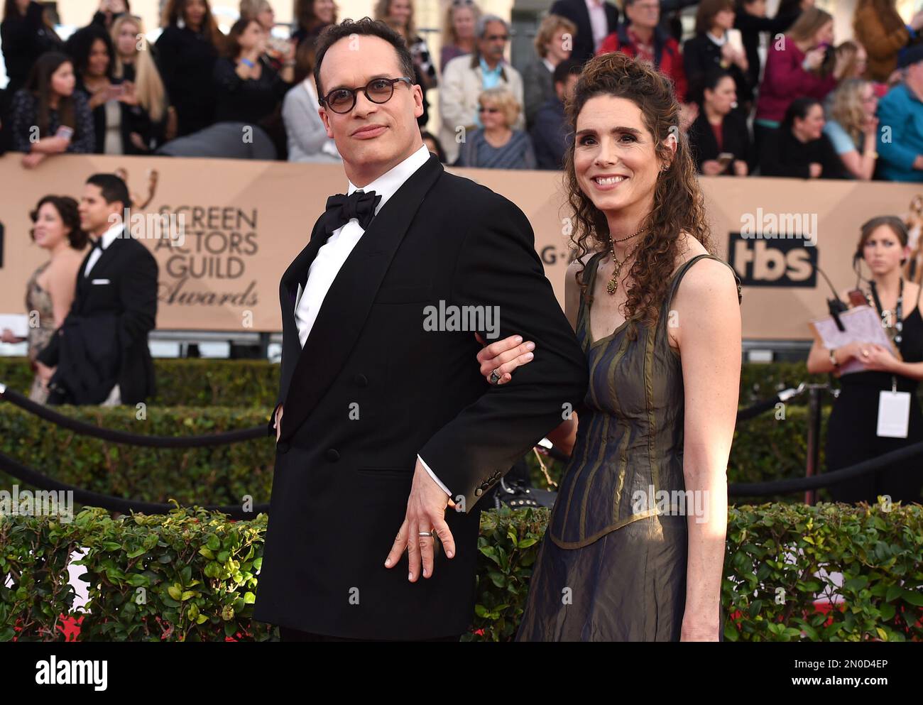 Diedrich Bader and Dulcy Rogers arrive at the 22nd annual Screen Actors ...
