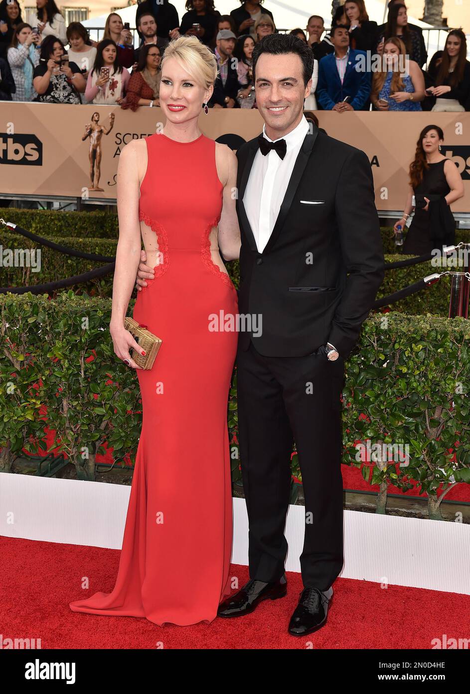 Elspeth Keller and Reid Scott arrive at the 22nd annual Screen Actors ...