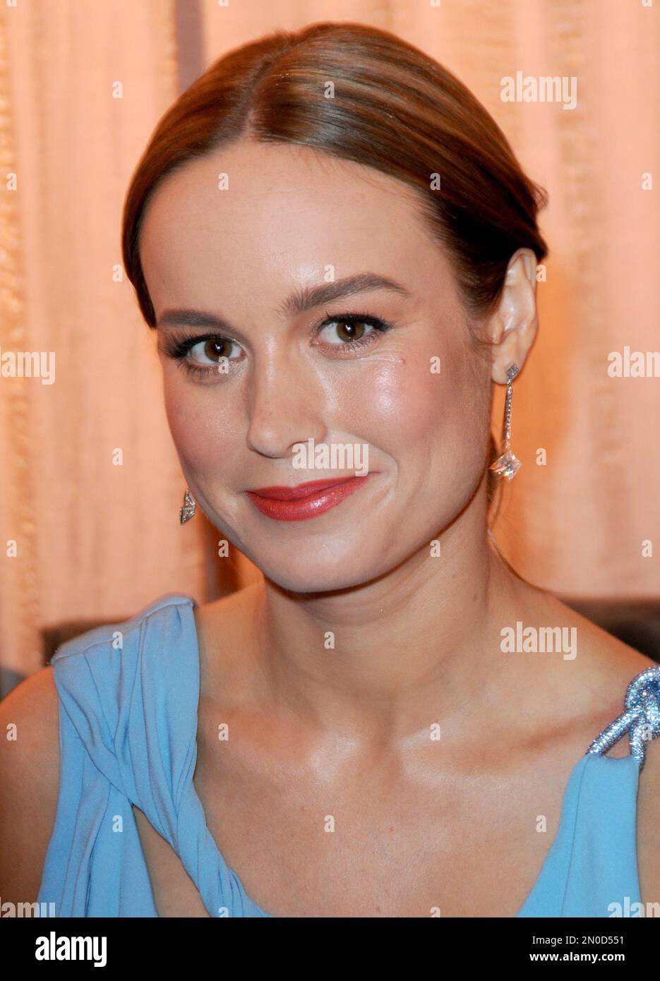 EXCLUSIVE - Brie Larson pose in the green room at the 22nd annual ...