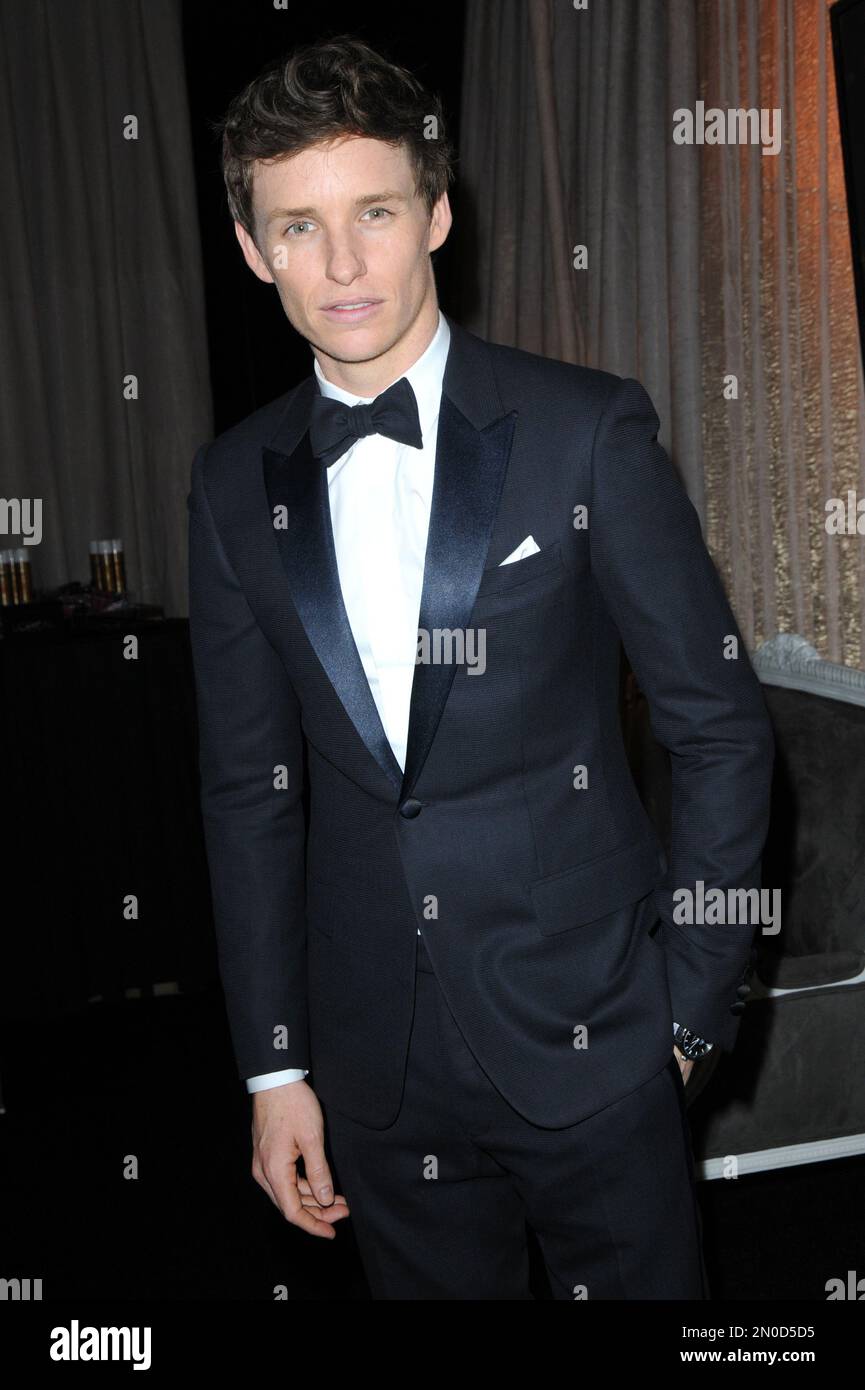 EXCLUSIVE - Eddie Redmayne pose in the green room at the 22nd annual ...