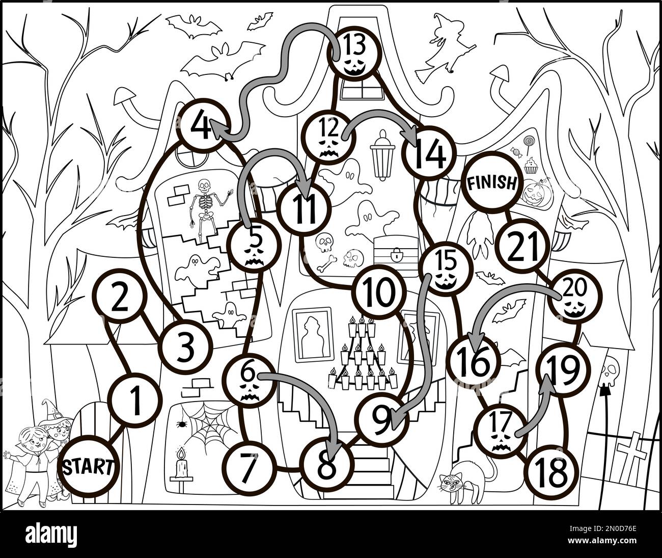 Cute children adventure book Stock Vector Images - Alamy