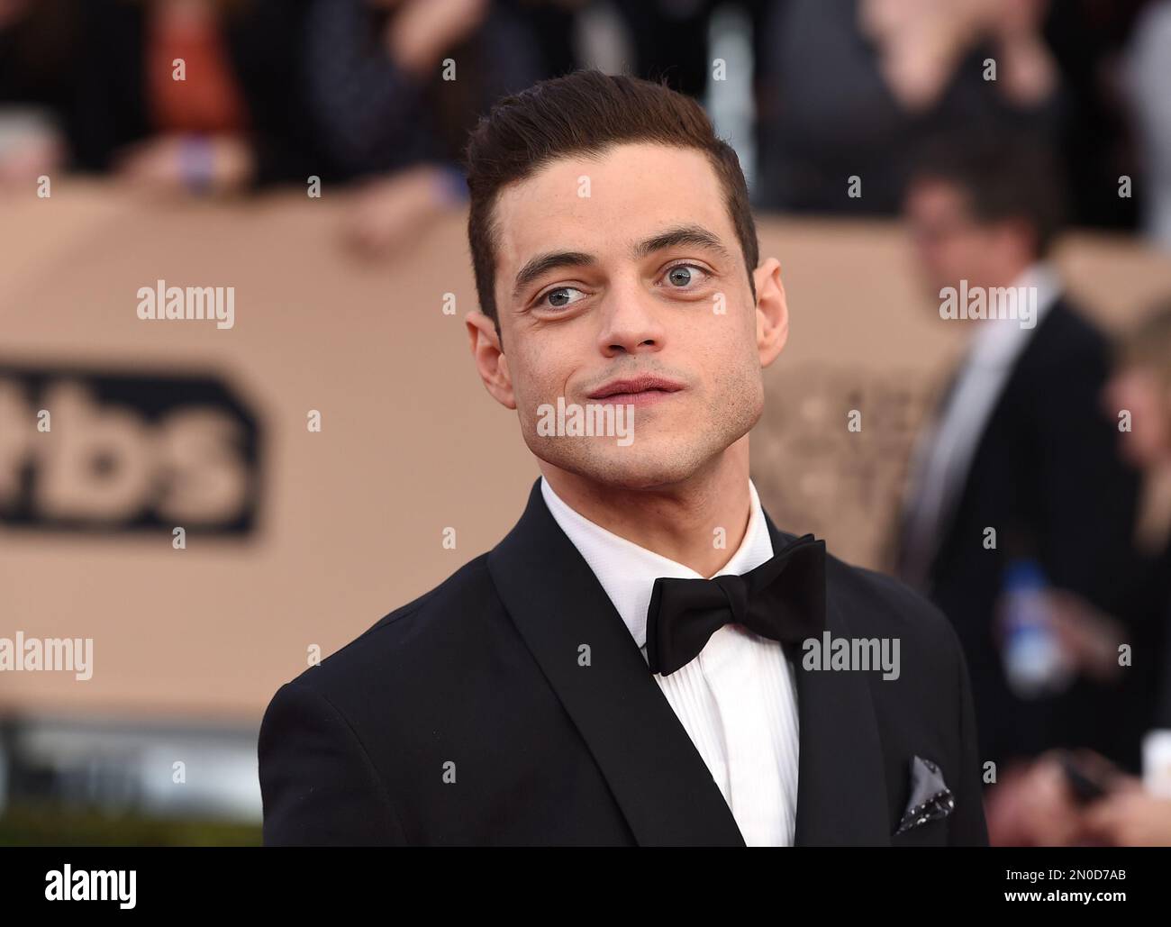 Rami Malek arrives at the 22nd annual Screen Actors Guild Awards at the ...