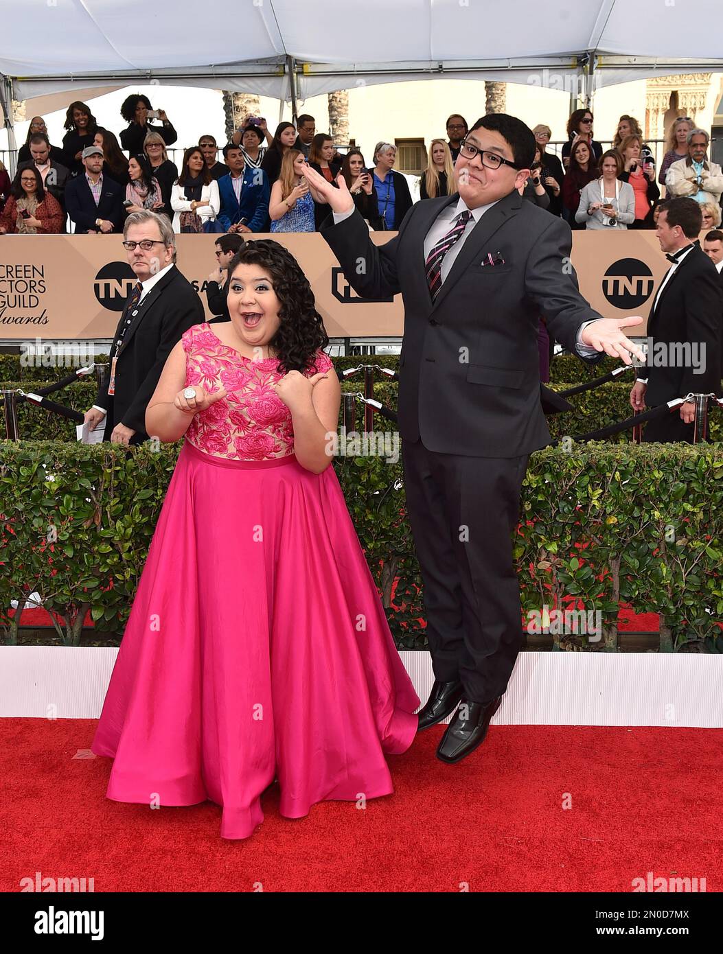 Raini Rodriguez, left, and Rico Rodriguez arrive at the 22nd annual ...