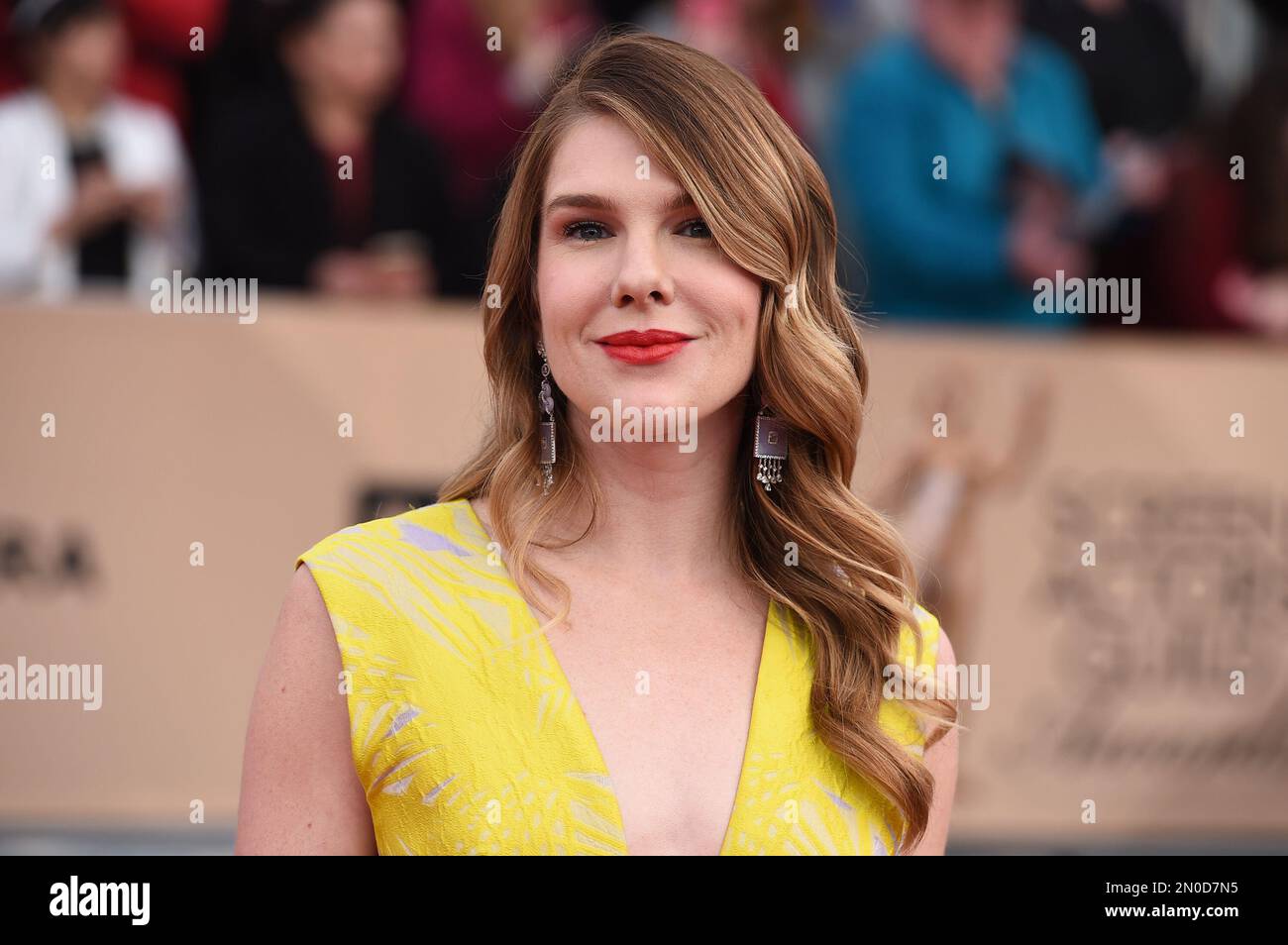 Lily Rabe arrives at the 22nd annual Screen Actors Guild Awards at the ...