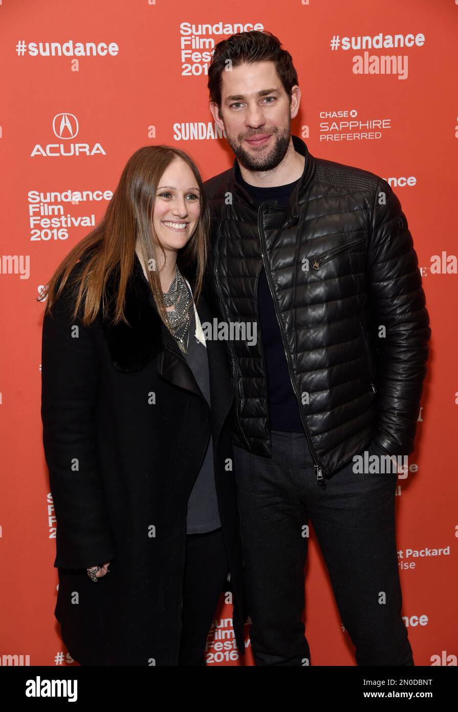 John Krasinski, right, director, producer and star of "The Hollars ...