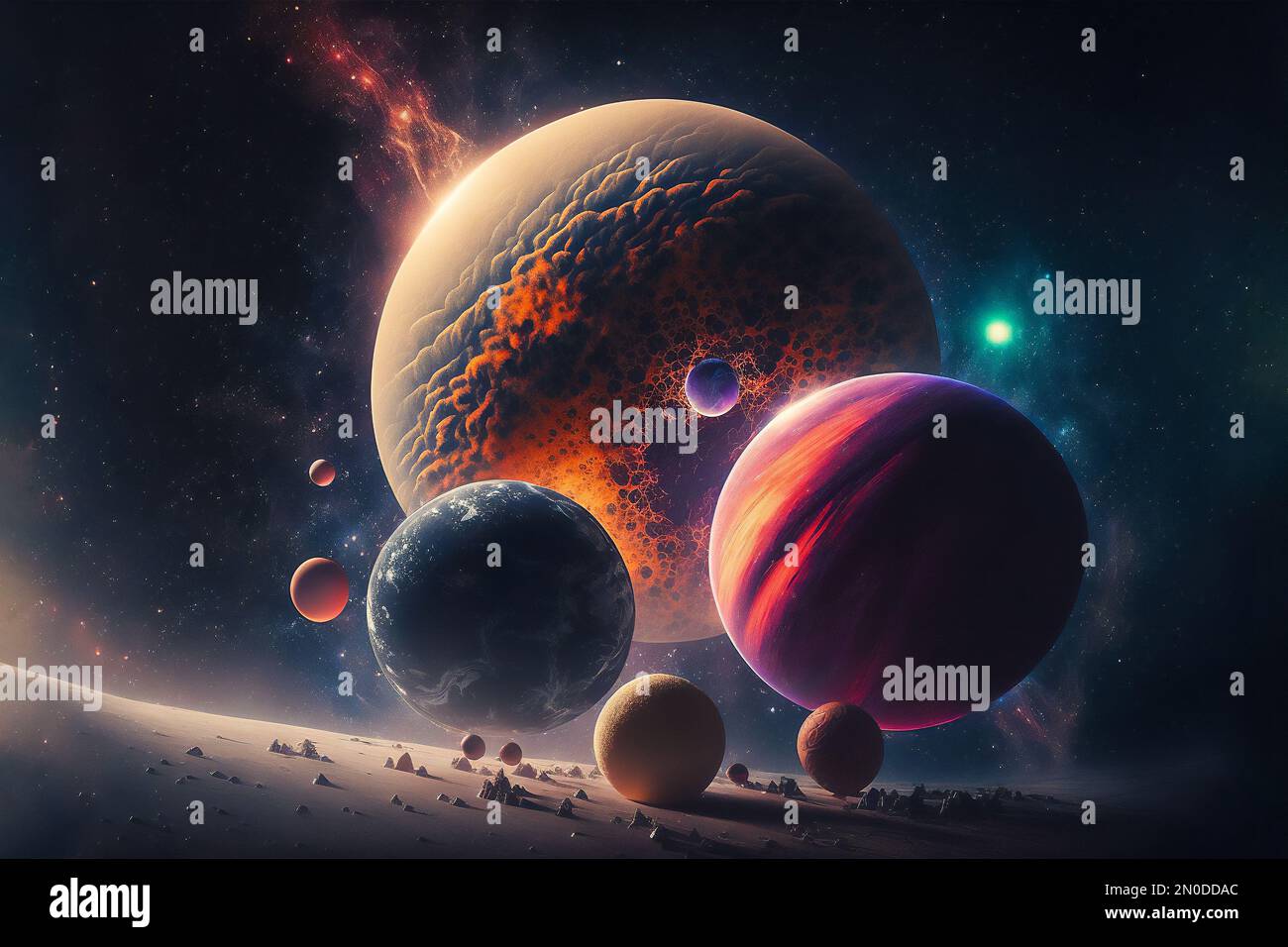 Exoplanets surface hi-res stock photography and images - Alamy