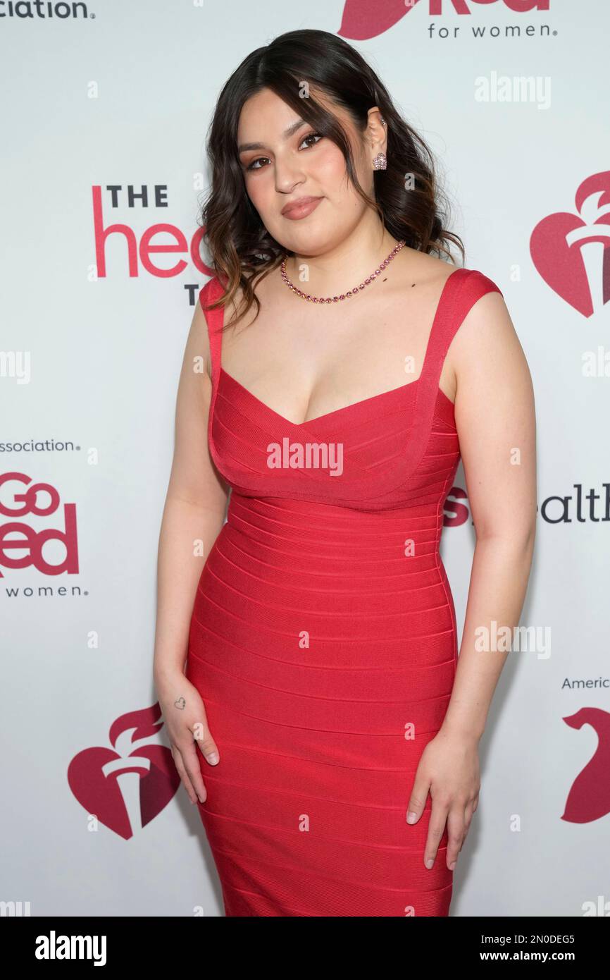 Paulina Alexis attends the American Heart Association's Go Red for ...