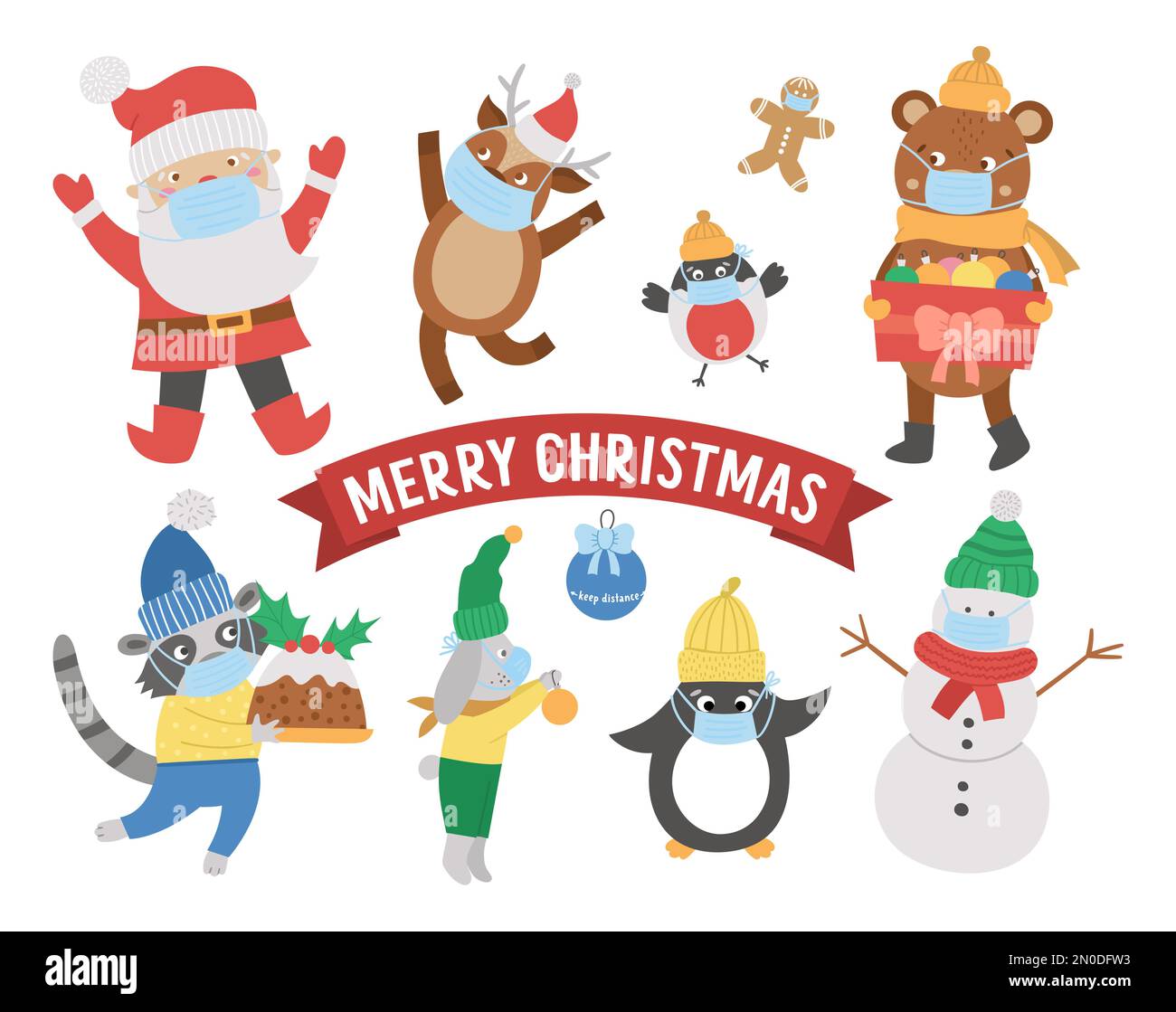 In animal masks Stock Vector Images - Alamy