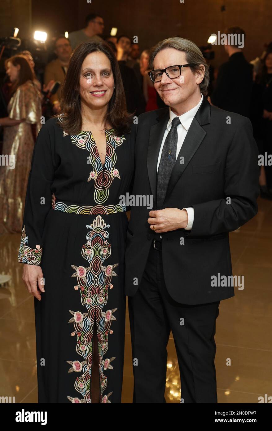 Elizabeth Karlson and Stephen Woolley attending the 43rd London Critics ...
