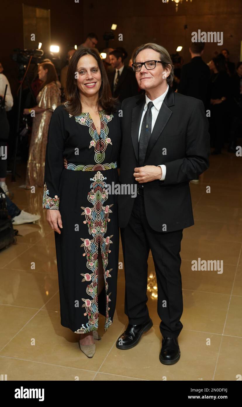 Elizabeth Karlson and Stephen Woolley attending the 43rd London Critics ...