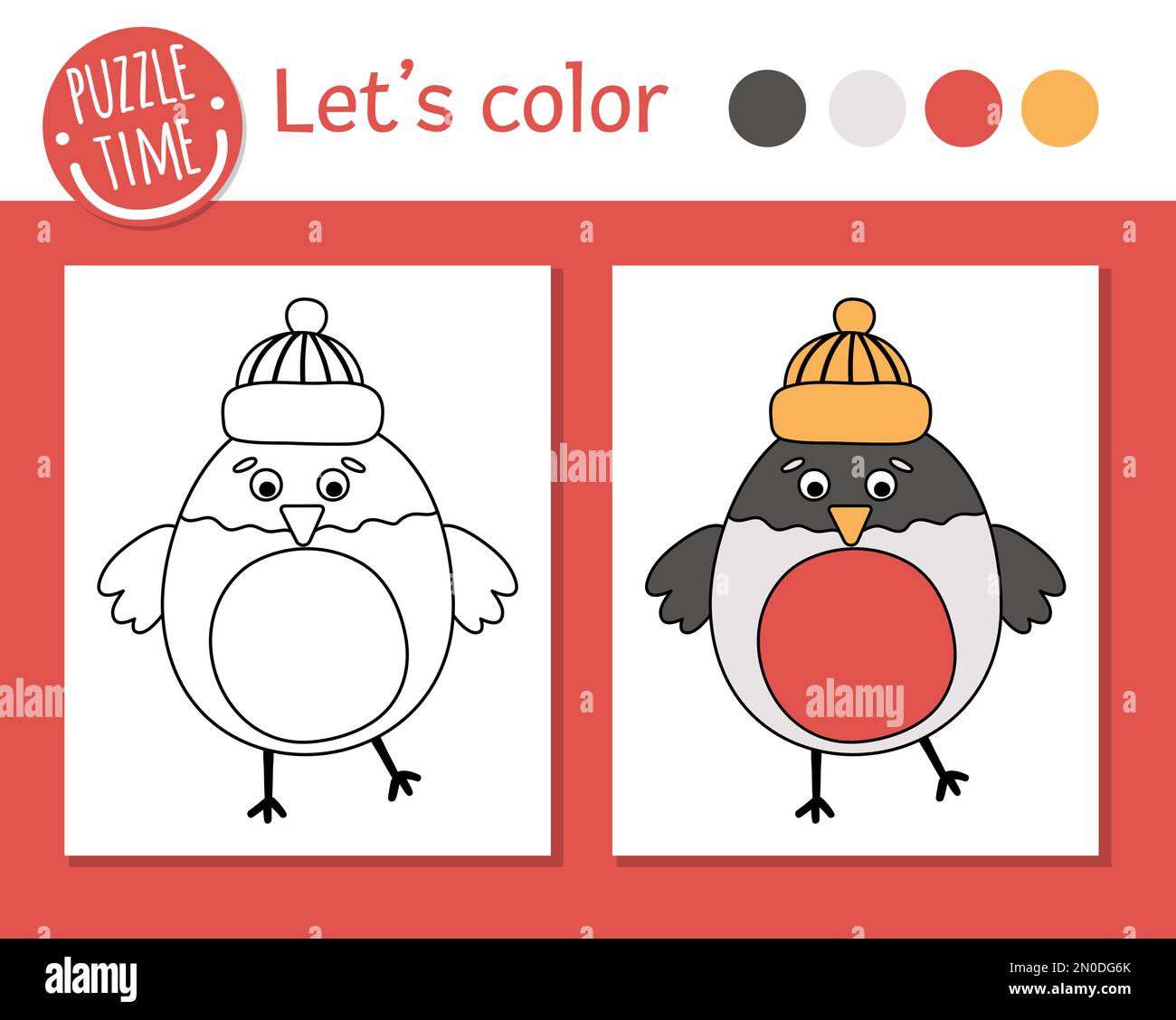 Children in warm clothes Stock Vector Images - Alamy