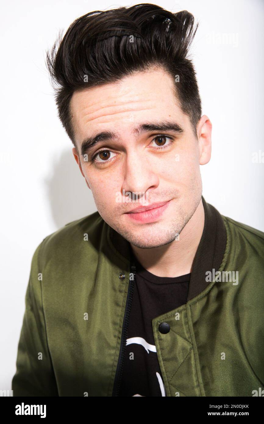 Brendon Urie, of Panic! At The Disco, poses for a portrait on Thursday ...