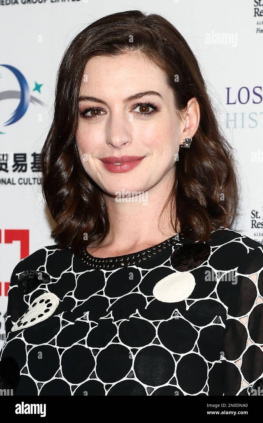 Anne Hathaway attends The LA Art Show and The LA Fine Art Show Opening ...
