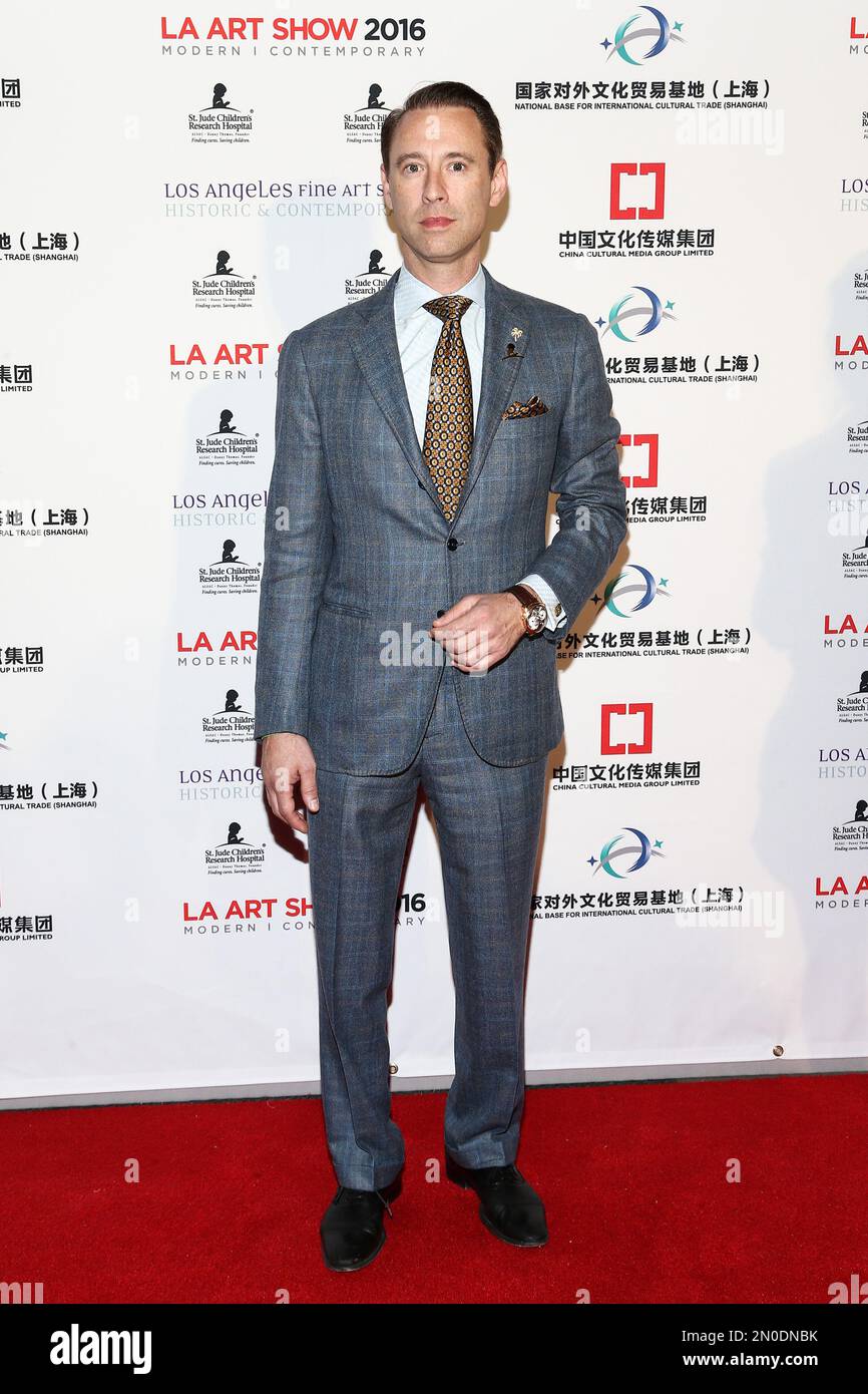 Scott Diament attends The LA Art Show and The LA Fine Art Show Opening ...
