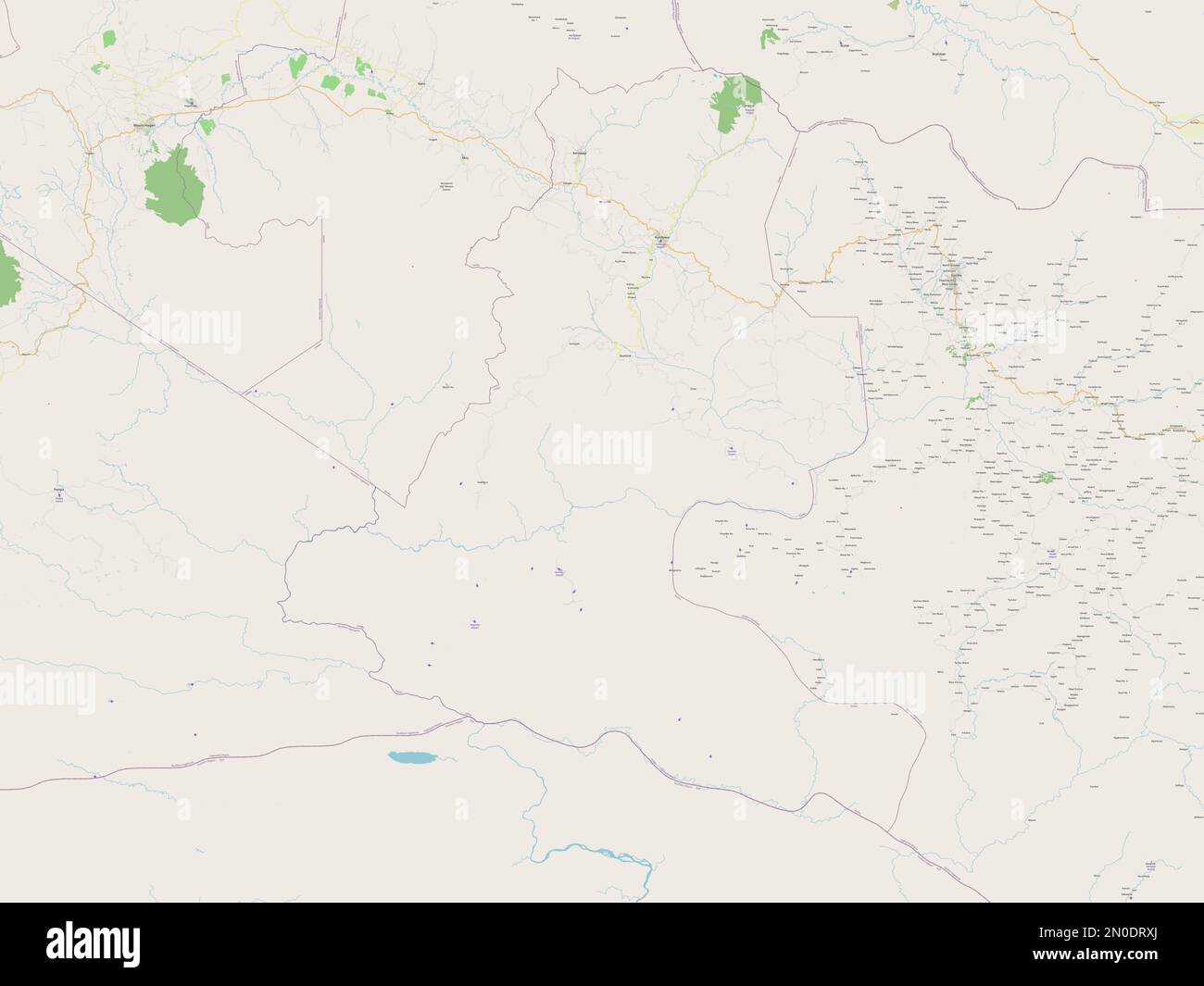 Chimbu, province of Papua New Guinea. Open Street Map Stock Photo - Alamy