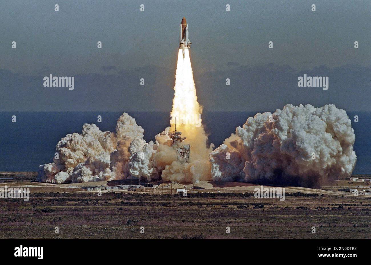 FILE - In this Jan. 28, 1986 picture, the space shuttle Challenger ...