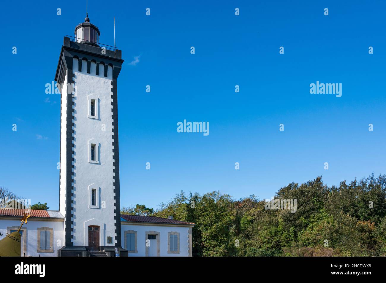 The lighthouse (phare) of Le Verdon-sur-Mer, Médoc, France Stock Photo ...
