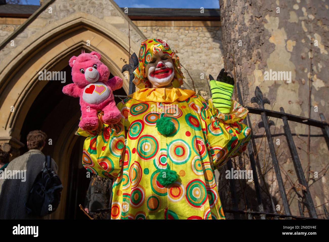 London, England, UK. 5th Feb, 2023. Clowns take part in the 73rd annual ...