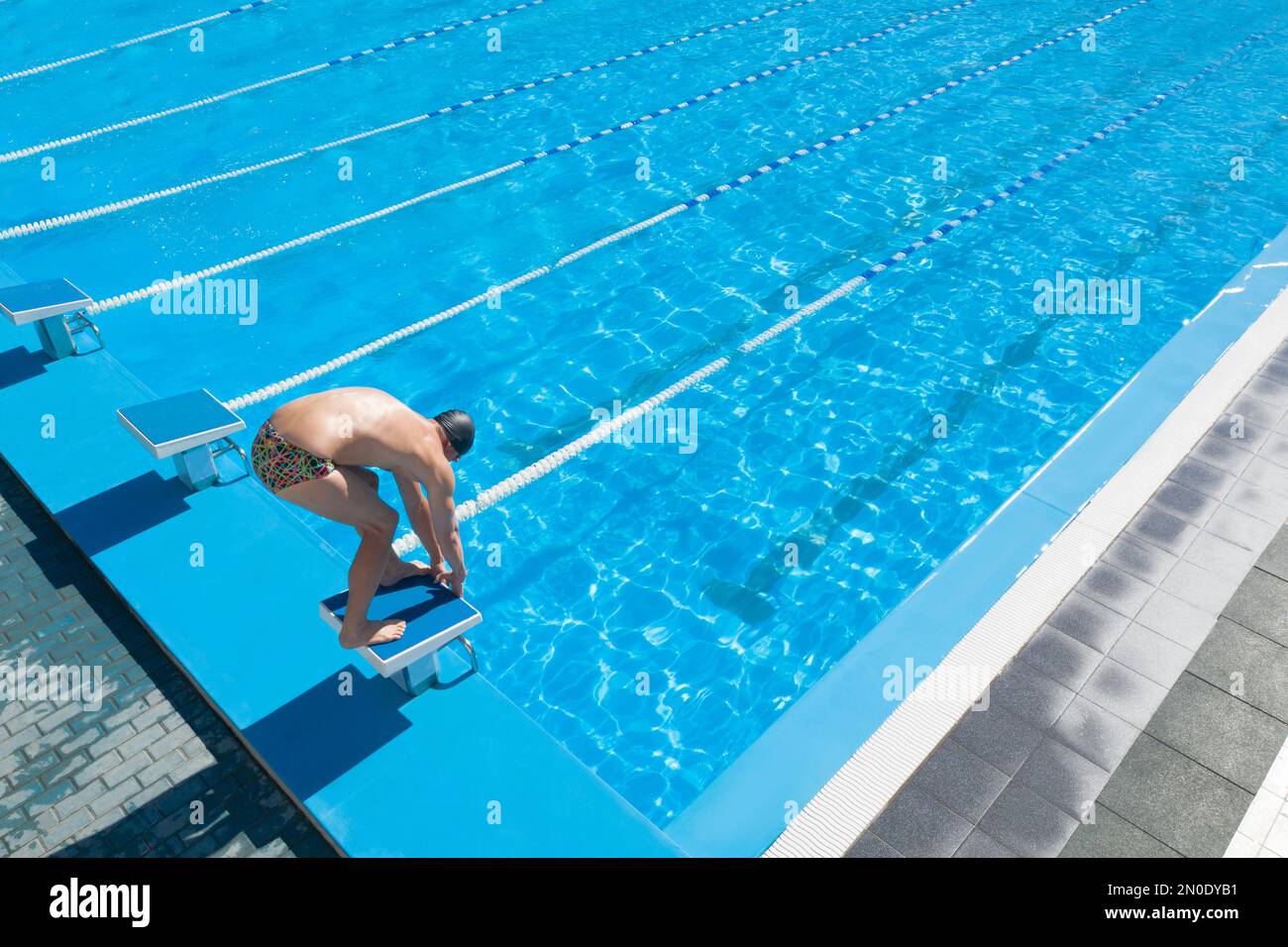 Surface outdoor olympic swimming pool hi-res stock photography and ...